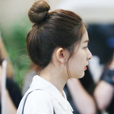 똥머리 bun hairstyle. 똥 means poop and 머리 means a hair or a head. So, 똥머리 ...