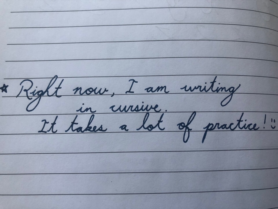 筆記体 English cursive Writing cursive isn’t the easiest, so it takes ...