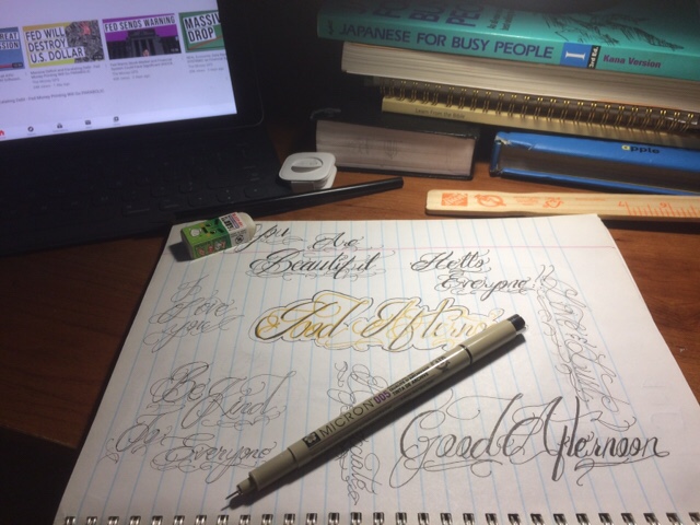 One of my favorite hobbies is Calligraphy! I love finding new ways to ...