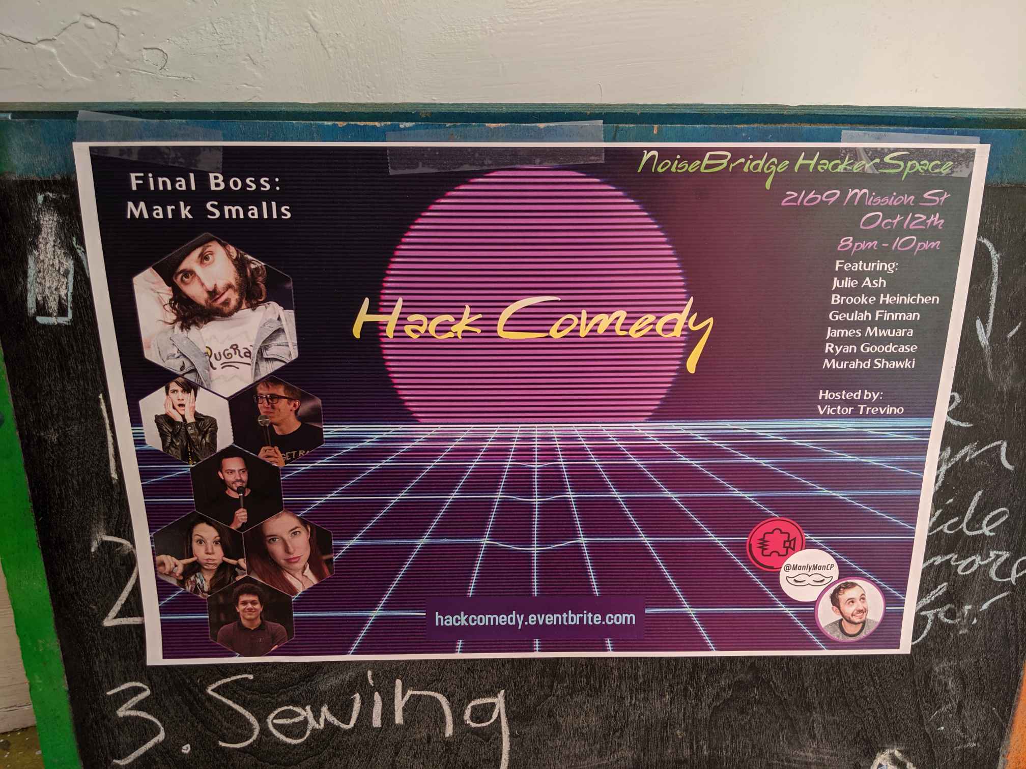 getting ready for a HACK COMEDY night tonight in San Francisco. where some of my friends ...