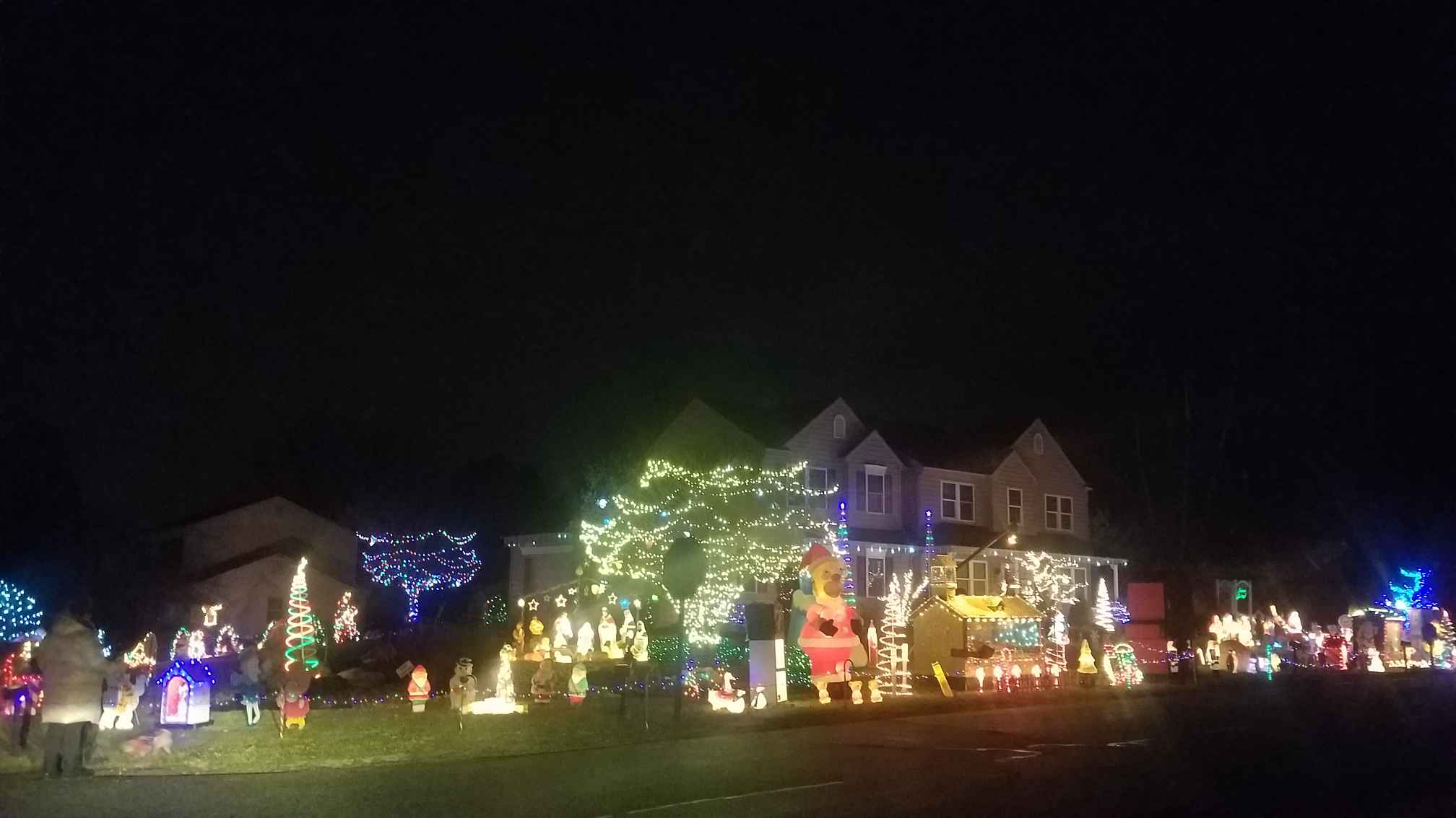 Christmas is almost here, so many people decorated their yard. But this ...