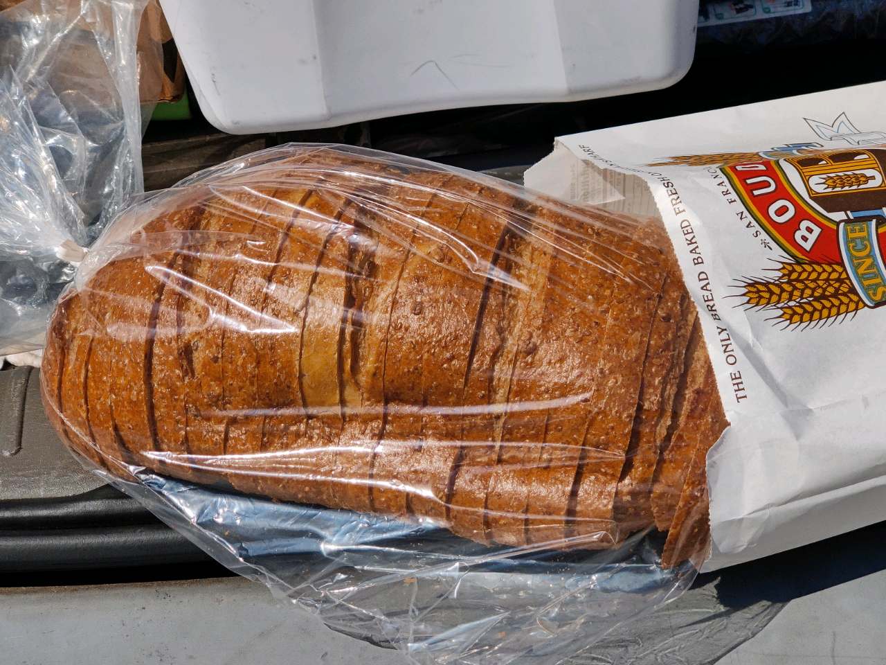 Always enjoy getting a loaf of Boudin sourdough bread! They make ...