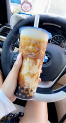 Haven’t posted on HelloTalk in forever! Quick boba run. Dirty Brown ...